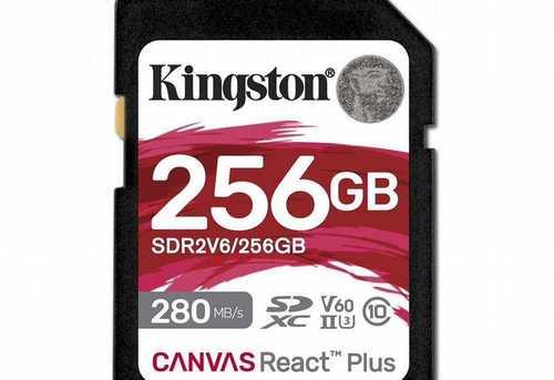 Карта памяти Kingston sdxc 256GB Canvas React Plus