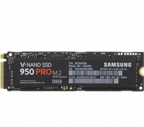 Накопитель SSD Samsung 950 PRO M.2 256Гб