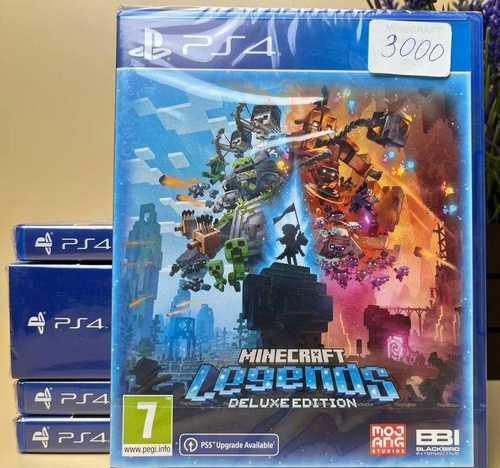 Новый Minecraft legends PS4 / PS5 Диск