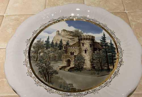 Авторская тарелка " Замок коварства и любви "