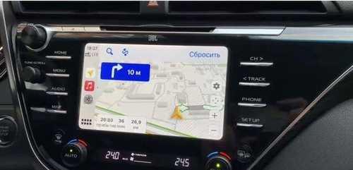 Camry 70 CarPlay Android Auto с JBL и без