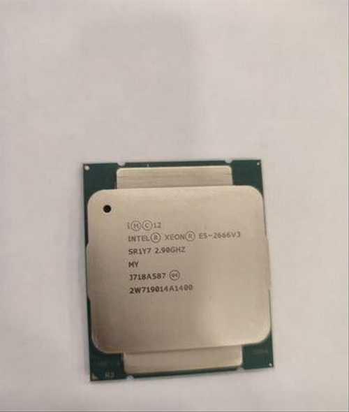 Процессор Intel Xeon e5 2666v3 2,9-3,5Gz DDR3/DDR4