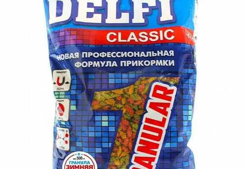 Прикормка delfi зимняя гранула (гаммарус) 500 г)