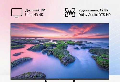 Телевизор Xiaomi Mi TV A2 55, 4K Ultra HD, черный