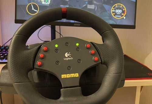 Игровой руль logitech momo racing