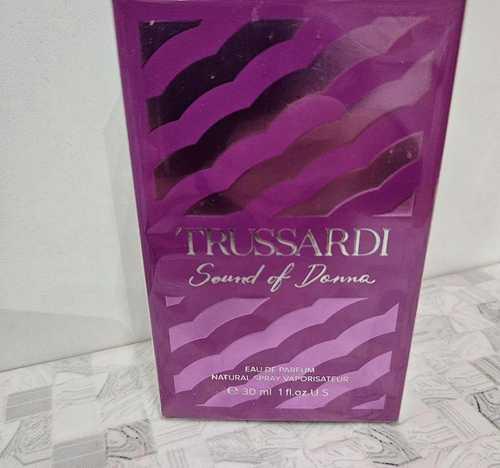 Trussardi sound of donna 30ml женская парфюмерная