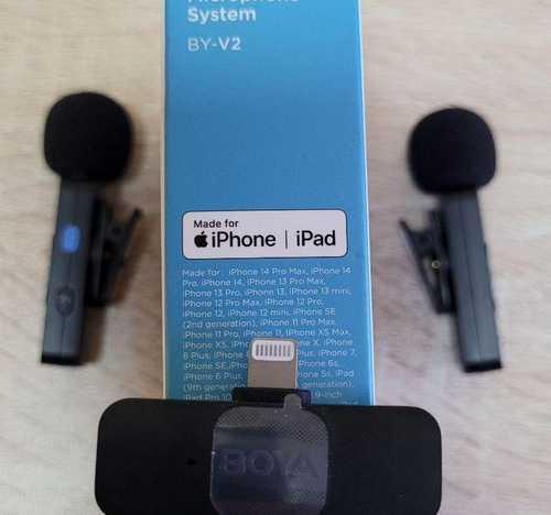 Микрофон беспроводной Boya BY-V2 iPhone lightning