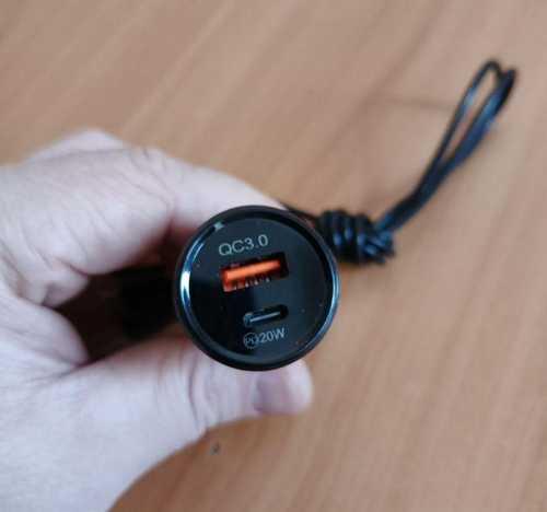Зарядка в машину с type-c