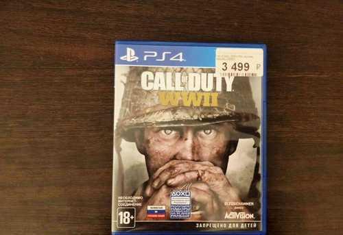 Игра Call of Duty WW2 для PS4 на русском