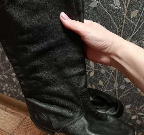 Сапоги на мальчика, кожа