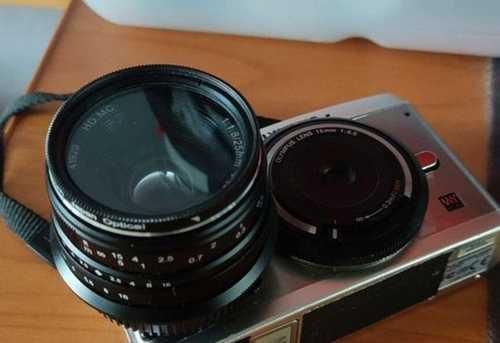 Фотоаппарат Olympus E-P1 с объективами