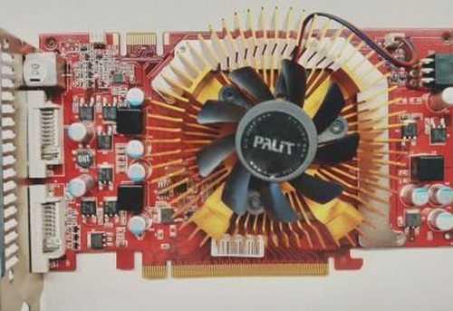 Видеокарта Palit GeForce 9600GT 512 Mb рабочая б/у