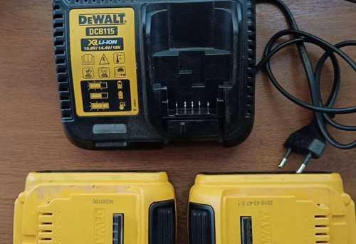 Набор аккумуляторный Dewalt DCB115+DCB184 x2