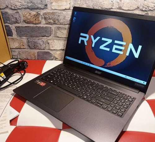 Мощный 2021г Acer Ryzen 5 8Gb DDR4 NVMe 512Gb FHD