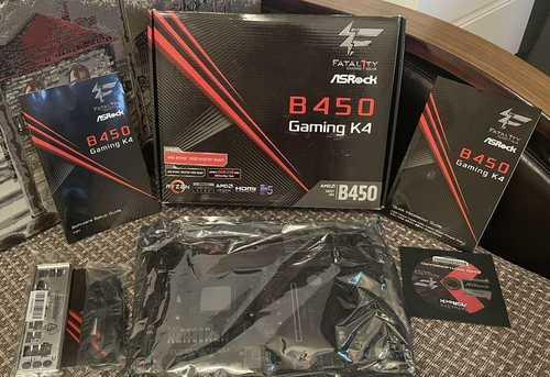 Мат плата Fatal1ty B450 Gaming K4+athlon 3000g