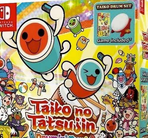 Taiko no Tatsujin: Drum 'n' Fun (Игра + Барабан Taiko Drum) Nintendo Switch, английская версия