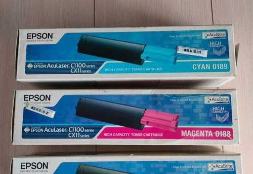 Картридж Epson AcuLaser C1100 / CX11. Новый