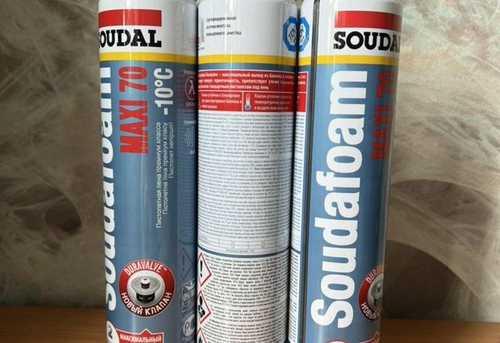 Монтажная пена soudal maxi 70, 870мл