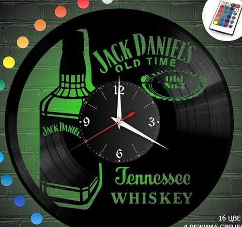 Часы с подсветкой Jack Daniels №1