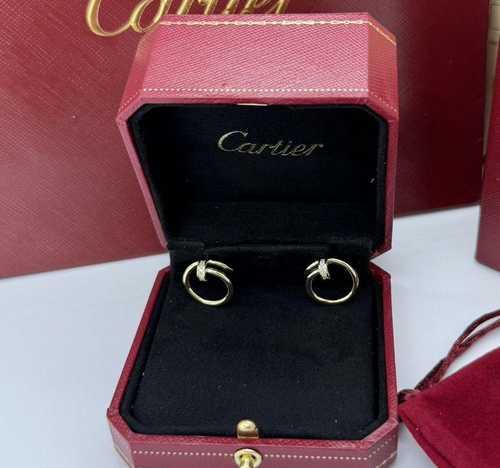 Серьги Cartier гвоздь