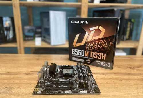 Новый Комлект B550M DS3H + Ryzen 5 5600