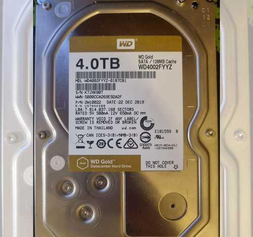 Hdd 4tb WD Gold