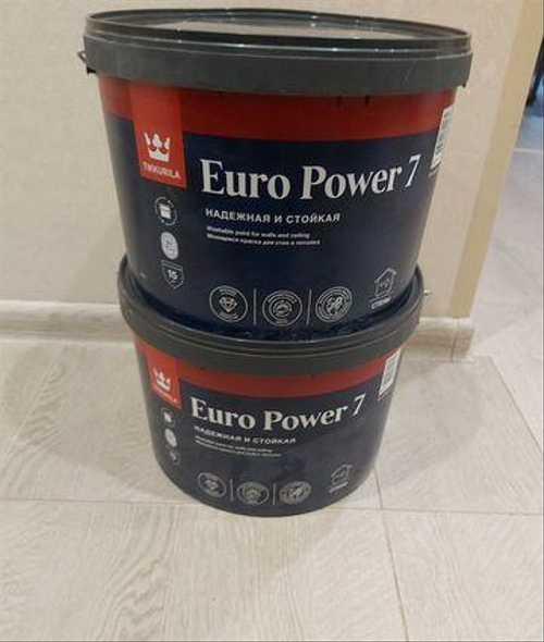 Краска Tikkurila Euro Power-7 9л. J503