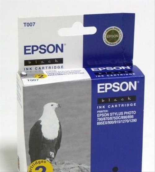 Картридж Epson T007 чёрный