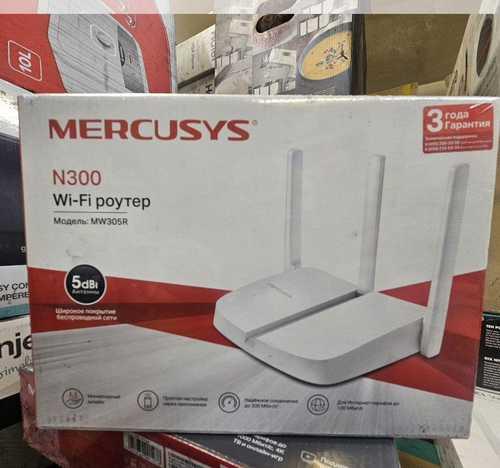 Новый Wi-Fi роутер Mercusys MW302R N300