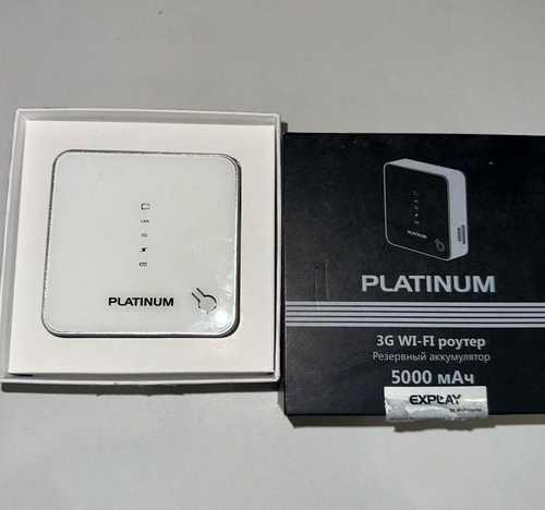 Wi-Fi роутер Platinum 3G со встроенным 5000мAh