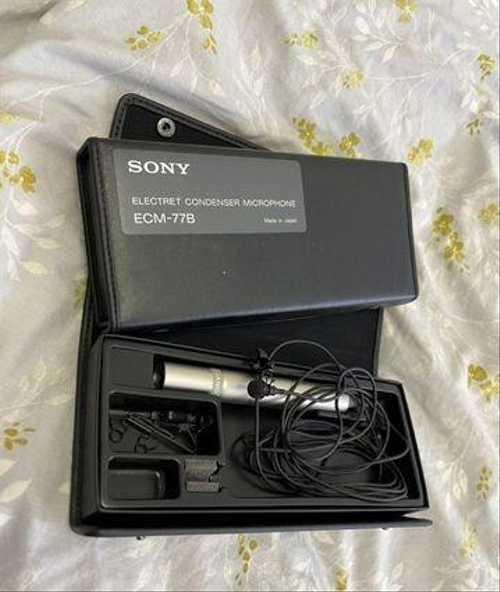 Петличный микрофон Sony ECM-77B