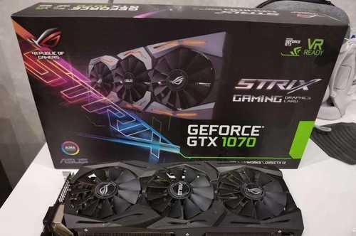 Видеокарта gtx 1070 Asus strix