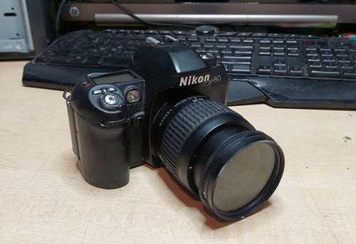Зеркальный фотоаппарат Nikon F80 с обьекттвом