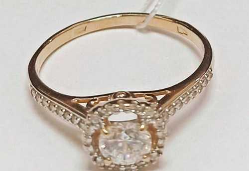 Золотое кольцо 585 пробы 18,5 размер (20070)