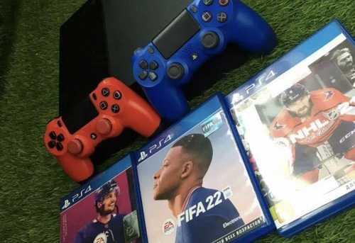 Sony playstation 4 +игры