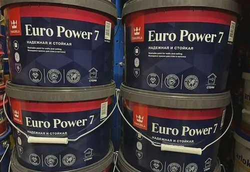 Краска Тиккурила Евро-7 Tikkurila Euro Power 7