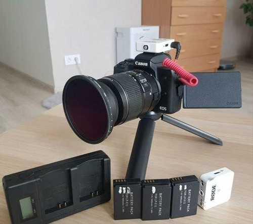 Canon eos m50 + speedboster viltrox + canon 18-55