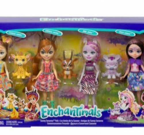 Набор из 4х кукол Enchantimals новый