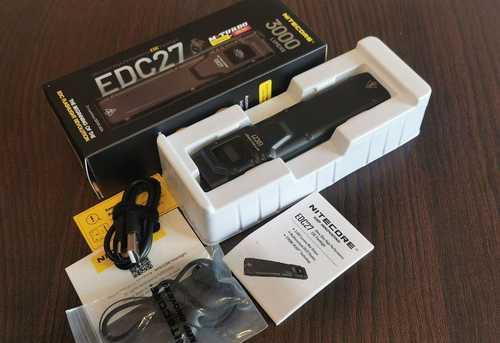 Фонарь NiteCore EDC27 3000 Лм Новый Гарантия