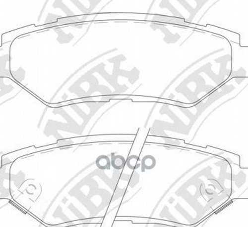 Колодки тормозные дисковые задн. cadillac CTS 2