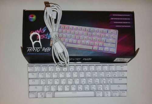 Клавиатура проводная dexp Tanto RGB White