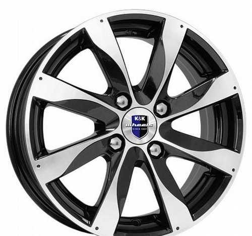 K&K Джемини : 6x15 4*100 Et:40 Dia:60.1 алмаз черный