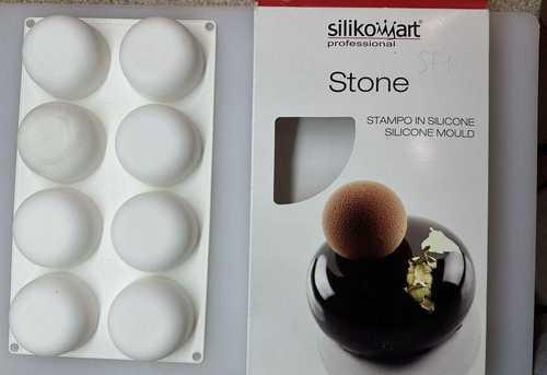 Форма stone silikomart (Камень) 8 ячеек