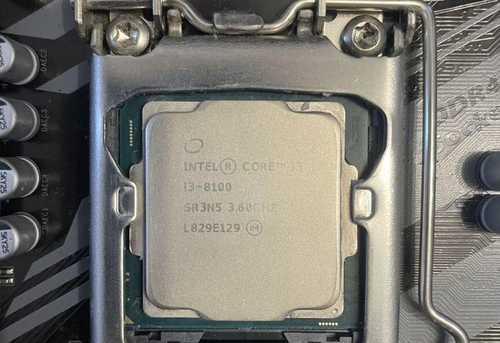 Процессор Intel Core i3 8100, в готовой сборке