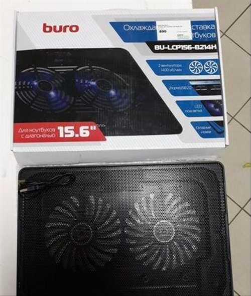 Подставка Buro охлажд. для ноутбука LCP156-B214H