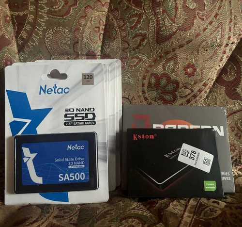 SSD диски, AMD 240gb, Netac 120gb, Kston 128 gb