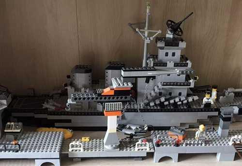 Конструктор Военный корабль Линкор брик 112