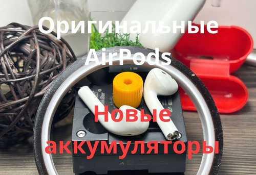 Airpods оригиналы с новыми батареями