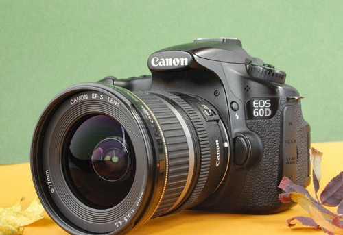 Фотоаппарат Canon 60D kit 10-22 f3.5-4.5 USM