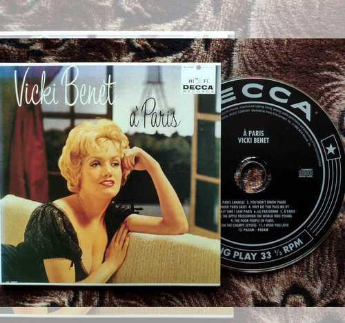 Vicki Benet – Vicki Benet A Paris – Japan 2000 CD